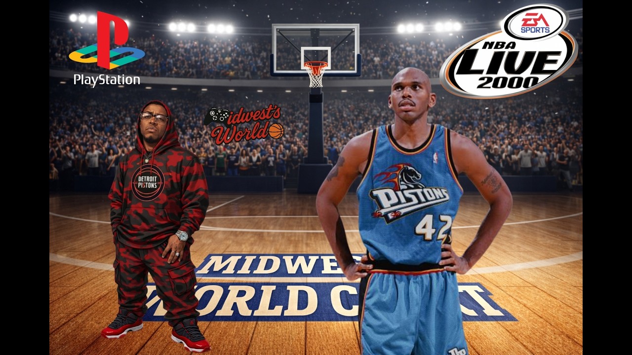 NBA Live 2000 Gameplay |PSX| Cleveland vs Detroit - YouTube