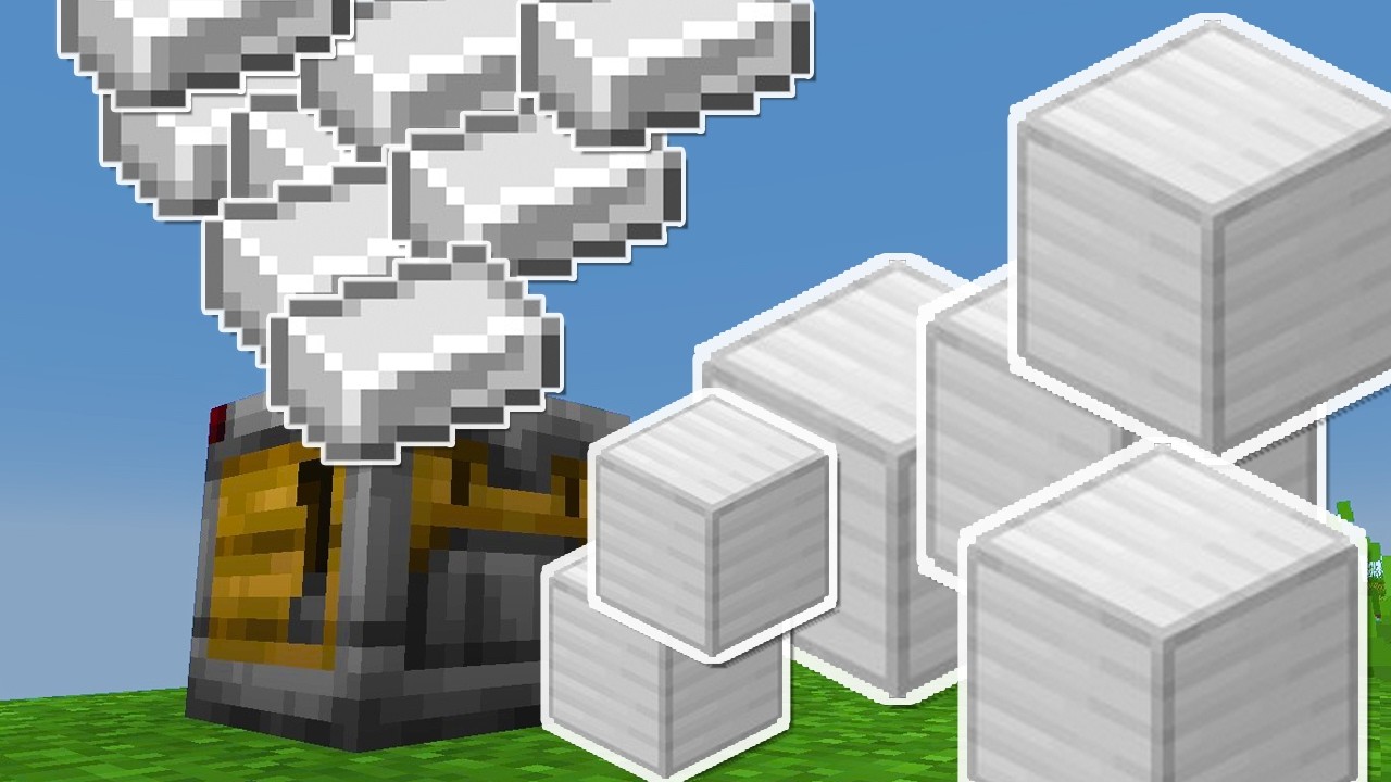 Auto Crafted Iron Farm For Minecraft 1.21 - YouTube