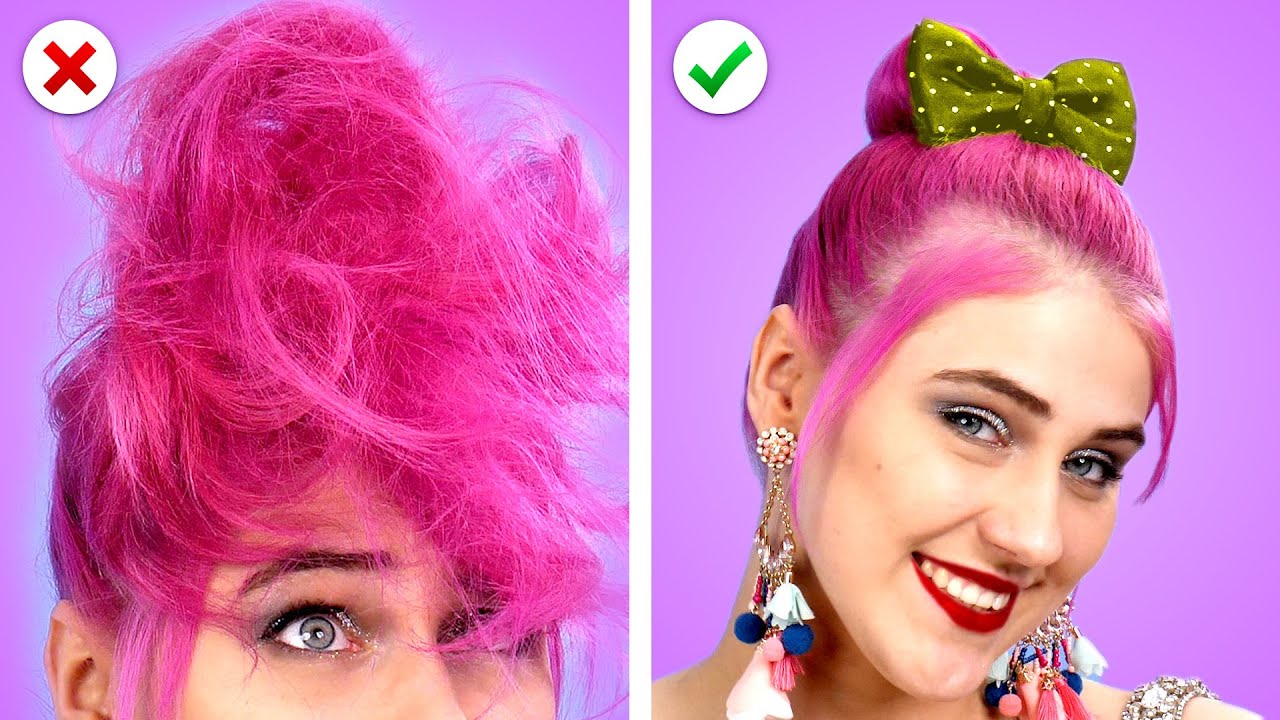 COOL HAIR IDEAS! 🎀 Haarstyles für Mädels! 9 Pfiffige Tipps und Tricks ...