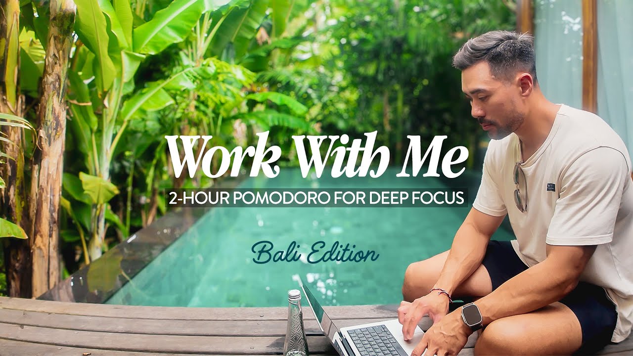 Work With Me (2 Hours) For Deep Focus with Chill Music | Pomodoro 25/5 ...
