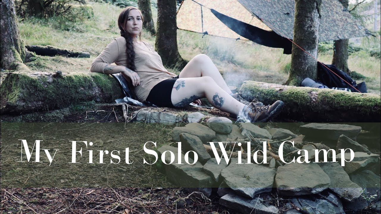 Solo wild camping trip | sleeping in a hammock | wild camping in the ...