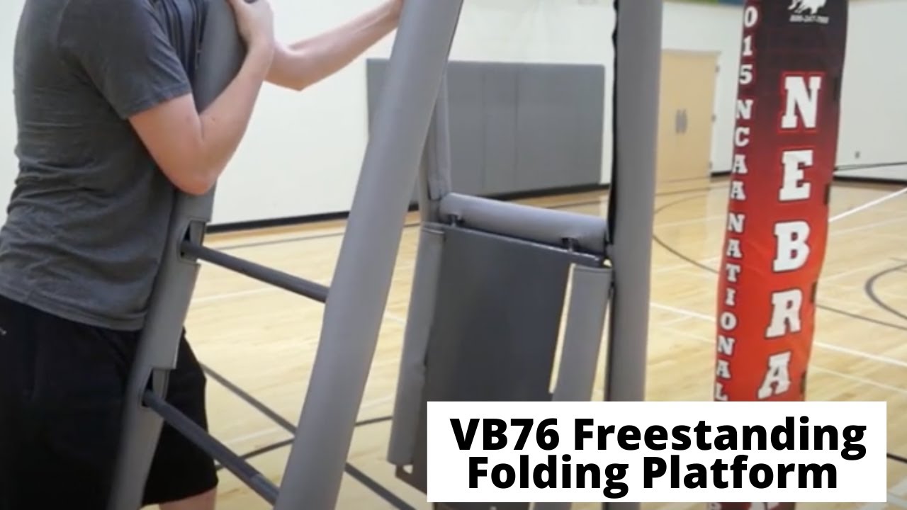 Freestanding Folding Officials Platform - YouTube
