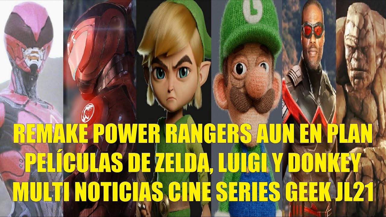 REMAKE DE POWER RANGERS AUN EN PLAN, PELÍCULAS DE ZELDA, LUIGI Y DONKEY ...