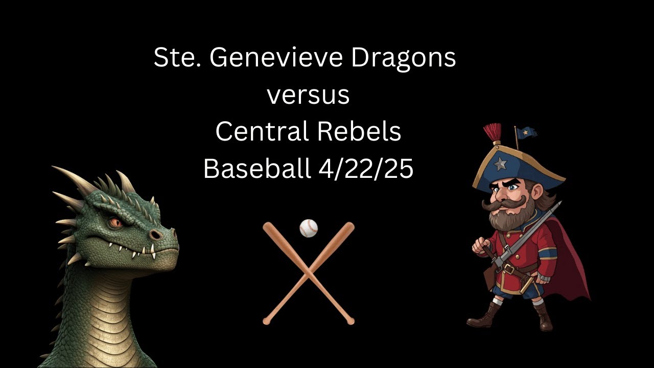 Dragons vs Central Baseball - YouTube