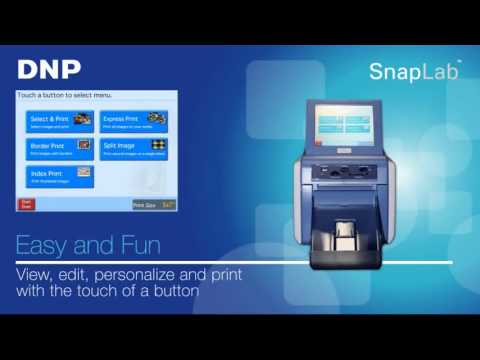 DNP SnapLab Printeravi - YouTube