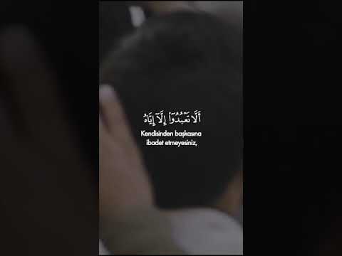 Allah buyurduki, anne babaya iyi davraniniz. Dini videolar Kur'an meali.