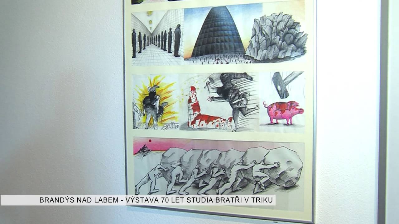 Brandýs N/L - Výstava 70 let vzniku studia Bratři v triku - YouTube