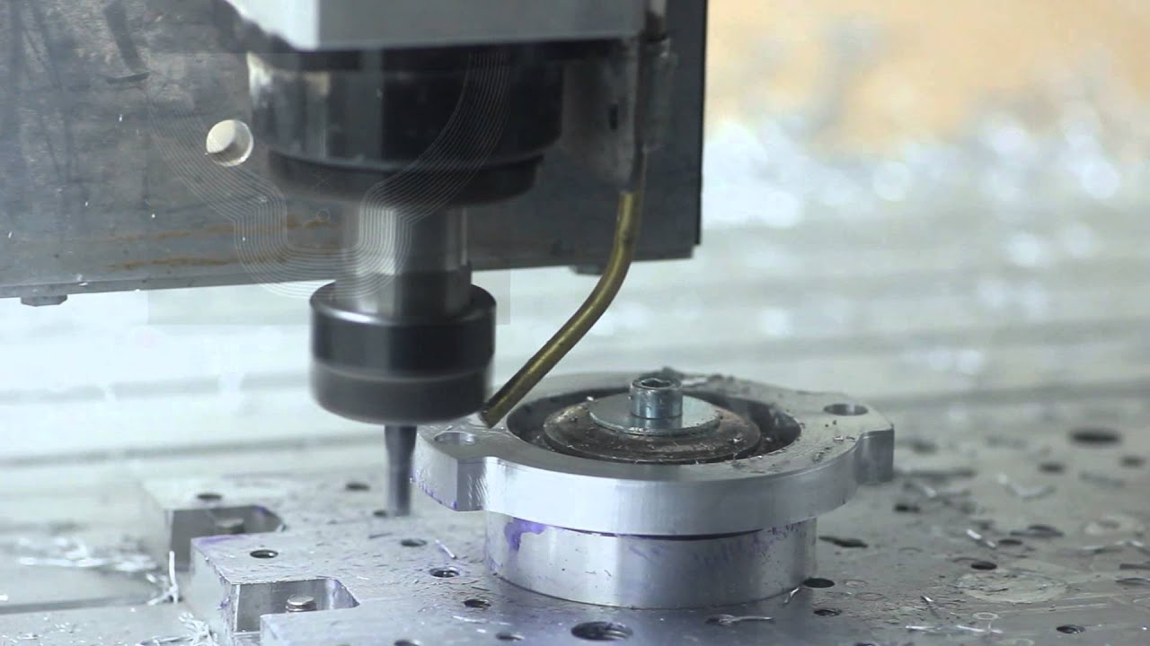 CNC Aluminium-Milling bad clamping - YouTube