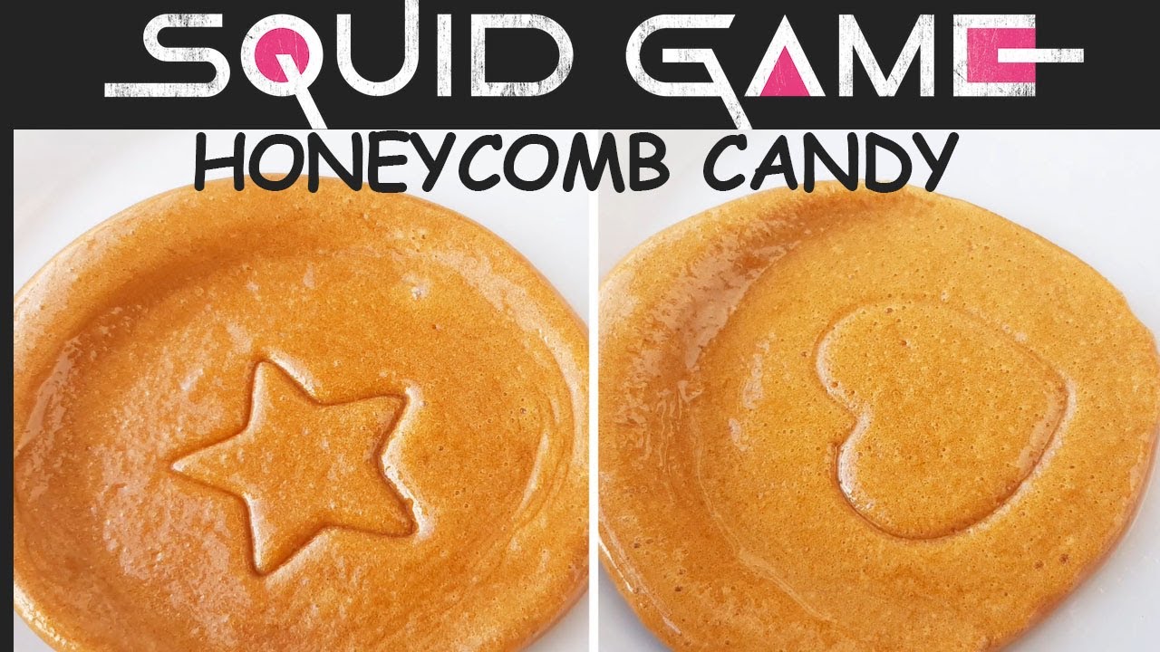 Try Squid Game Inspired Honeycomb Dalgona Candy | Honeycomb Candy ...