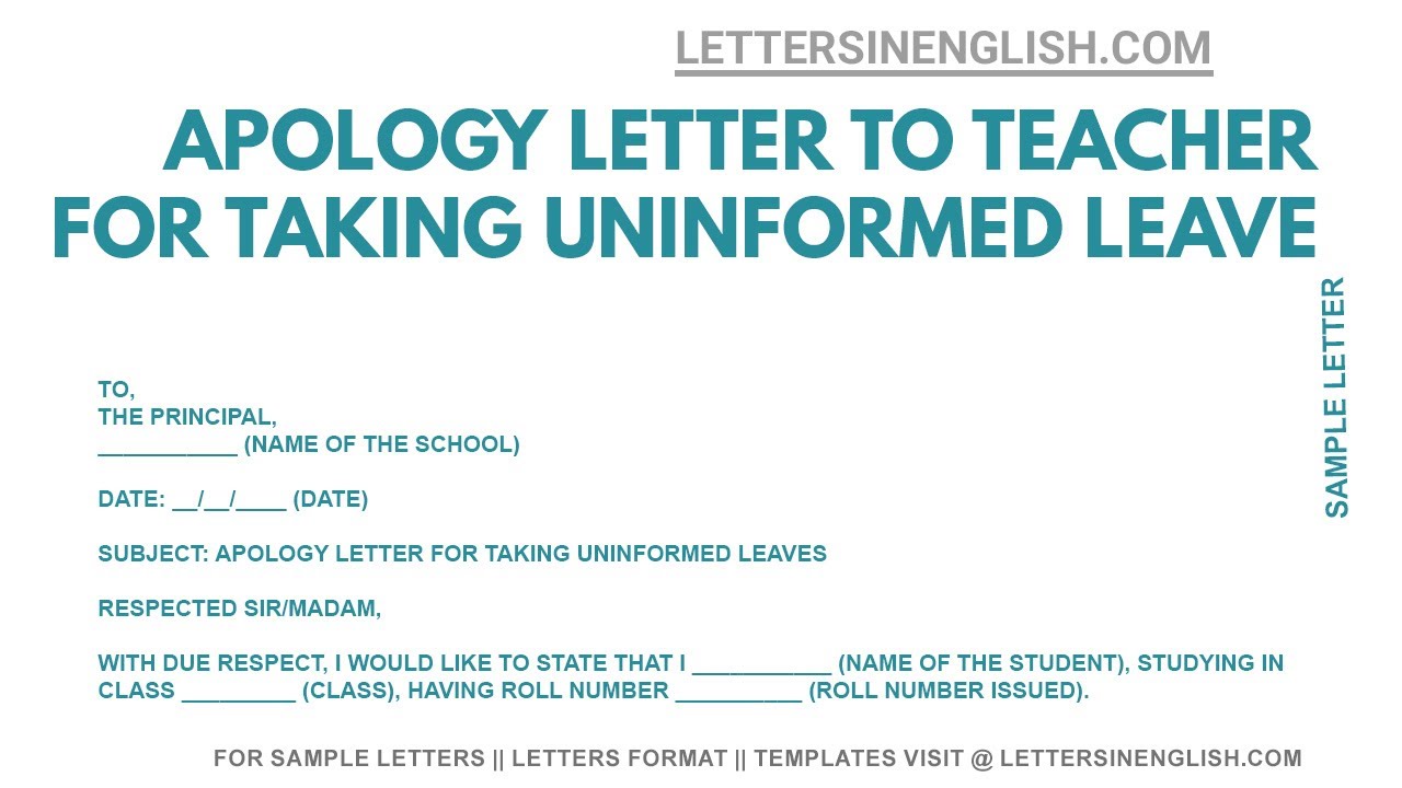 How To Write Leave Letter For Already Taken Leave Leave Application how-to-write-leave-letter-for-already-taken-leave-leave-application