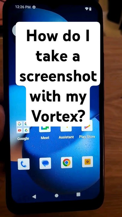 How Do I Screenshot with My Vortex Phone? Vortex HD65 Ultra - YouTube