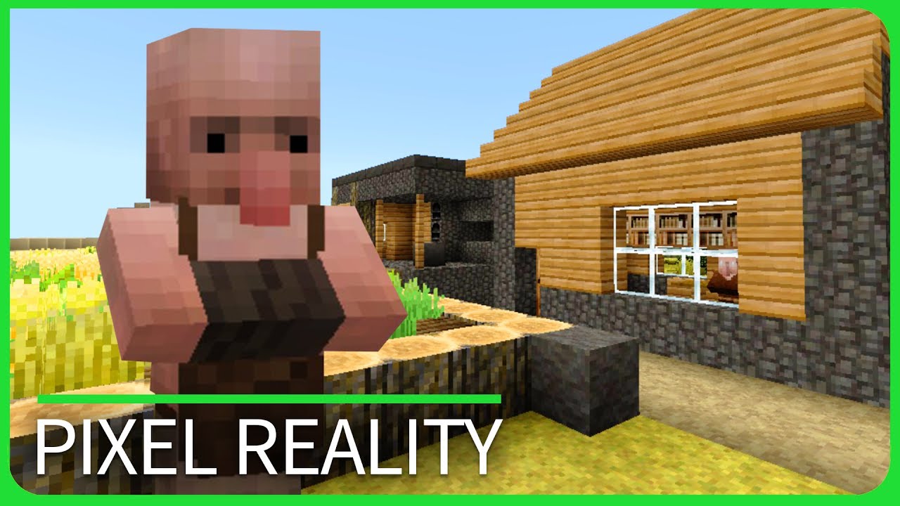 Minecraft PE - PIXEL REALITY Texture Pack with Download - iOS & Android ...