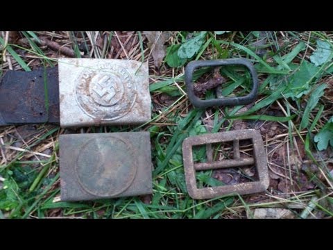 WW2 relics dug up on eastern front - YouTube