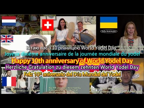 from European yodelers｜10th anniversary of World Yodel Day - YouTube
