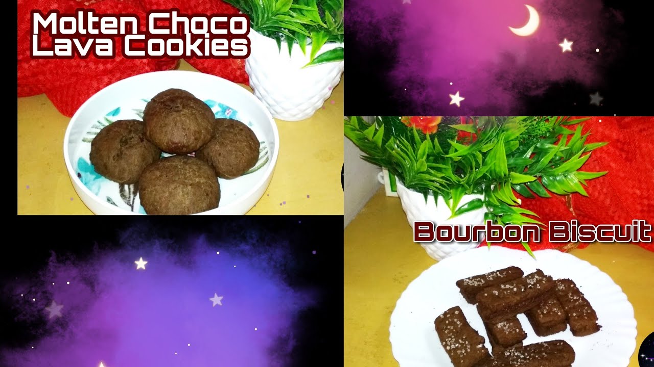 Bourbon Biscuit At Home | Molten Lava Cookies| Eggless Cookies Recipes ...