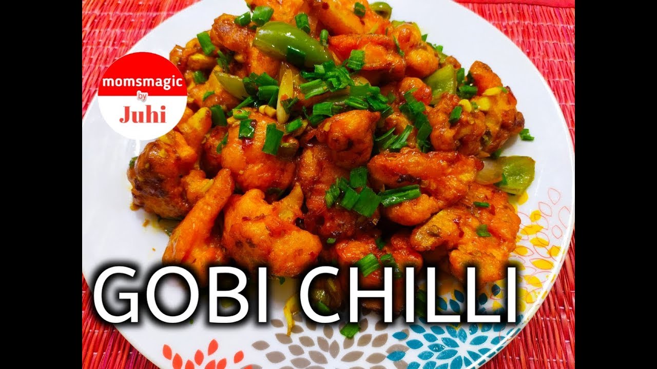 Gobi Chilli ll Chilli Gobi ll cauliflower Chilli ll Indo Chinese Recipe ...