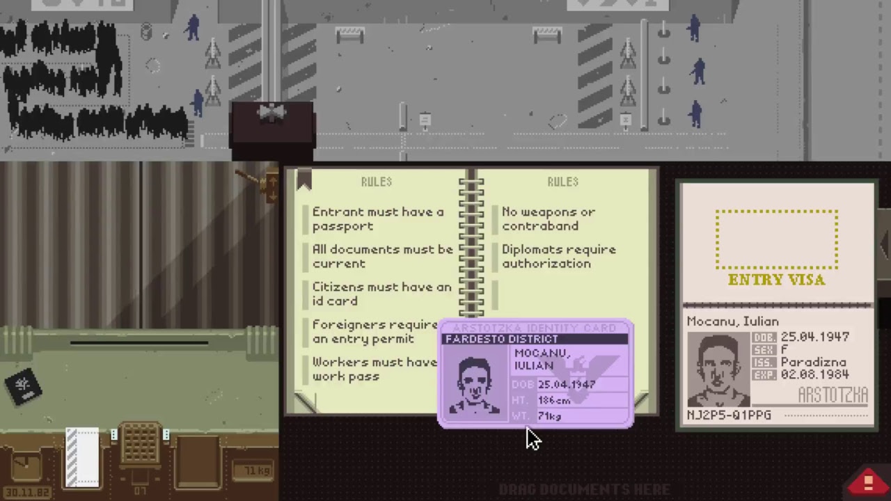 Papers, Please (Pure Gameplay - No commentary) - YouTube