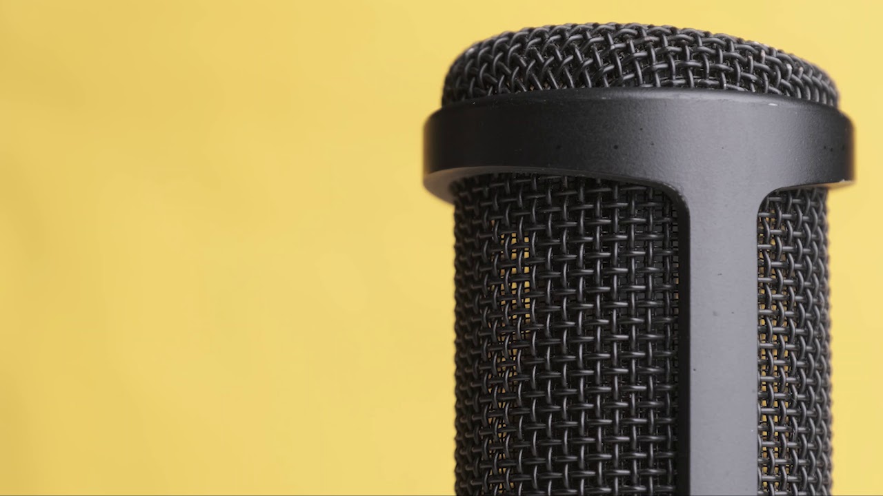 studio condenser microphone 4K - YouTube