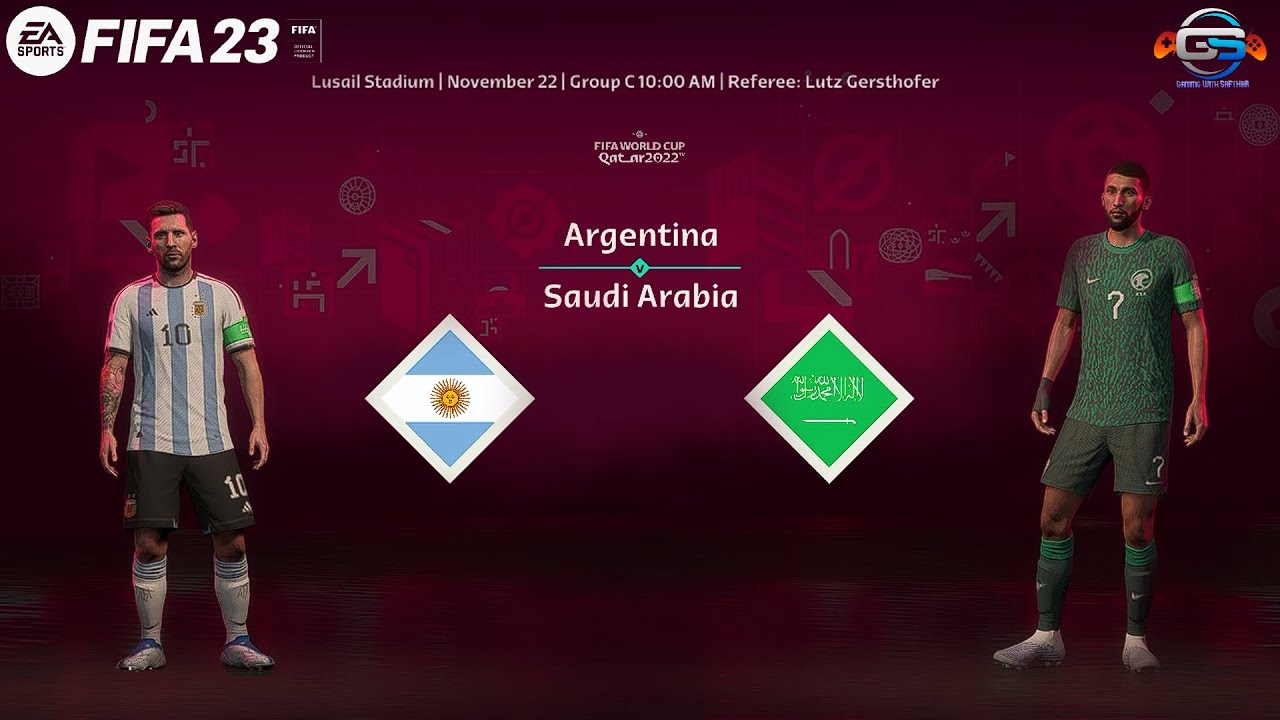 Argentina vs Saudi Arabia, Group Stage, Group C - FIFA World Cup Qatar ...