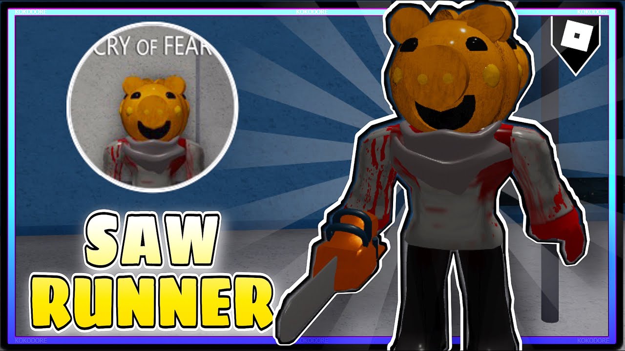 How To Get “SAW RUNNER” BADGE + SKIN/MORPH in ACCURATE PIGGY FLOORS AND ...