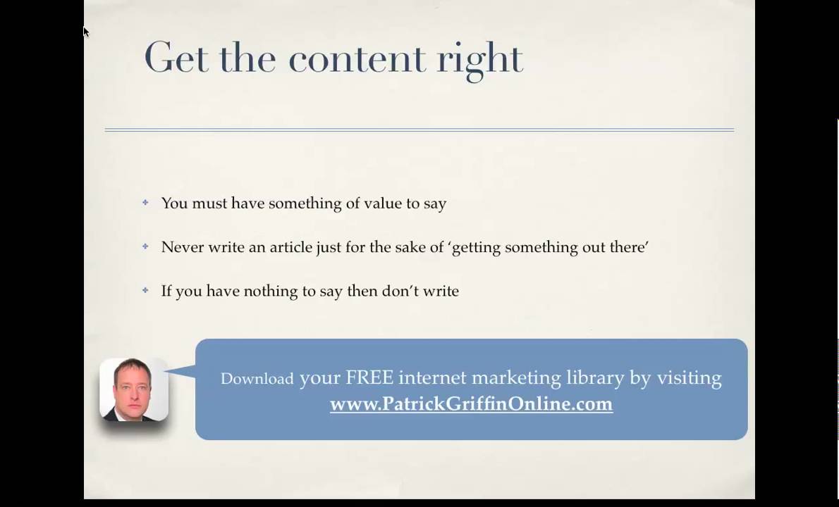 Successful Article Writing - Four Quick Tips For Great Articles - YouTube