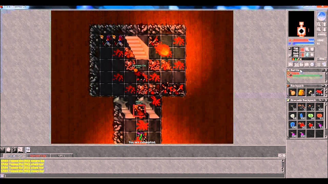 Tibia by; Biel - Hero Cave - Edron - YouTube