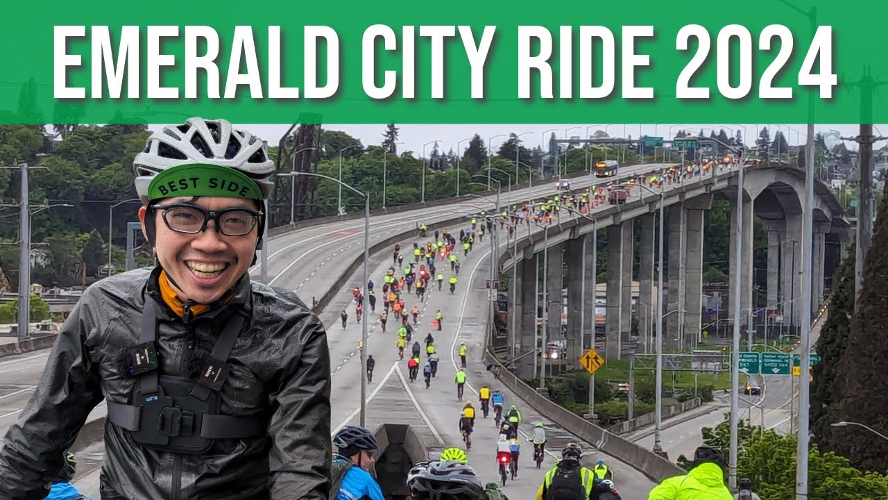 Emerald City Ride 2024 Vlog - Cycling on the West Seattle Bridge Car-Free! - YouTube
