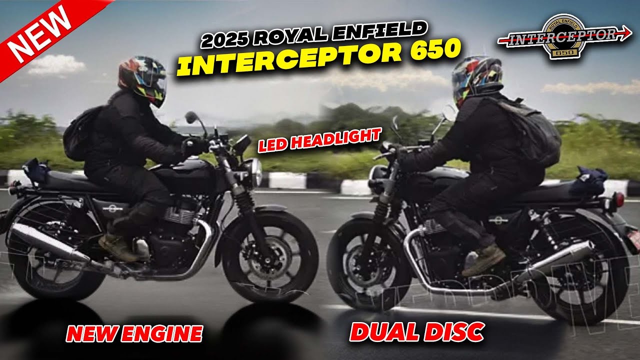 2025 Upcoming Royal Enfield Interceptor 650 🥰 Dual Disc | TFT Display ...