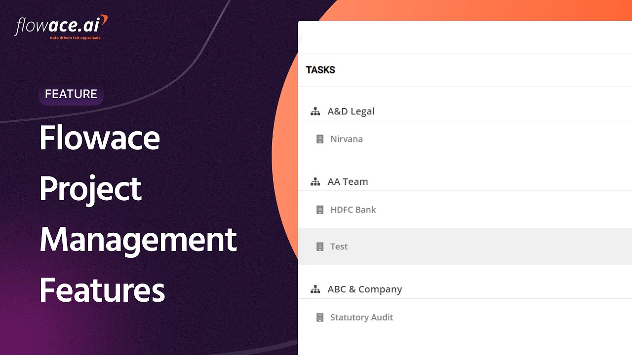 Flowace Project Management Features | Project Management Tools - YouTube
