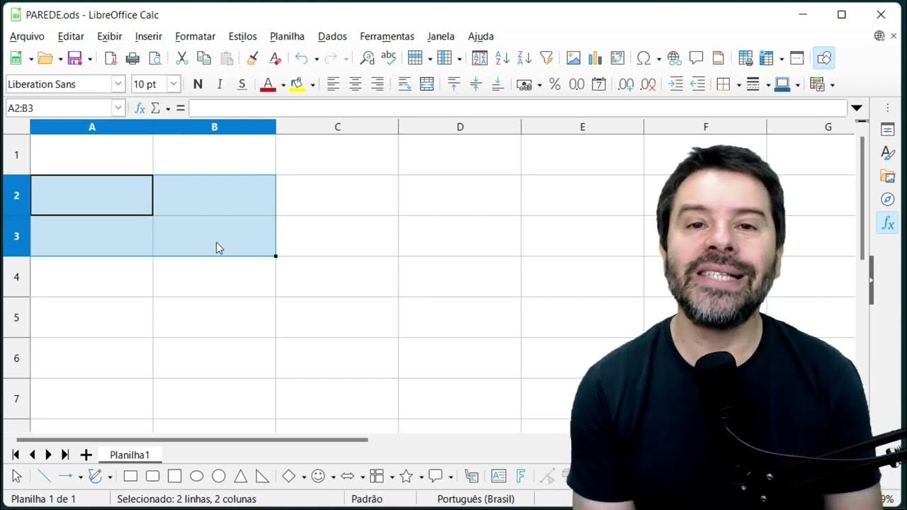 LibreOffice Calc para concursos Aula 1 com Rodrigo Schaeffer - YouTube