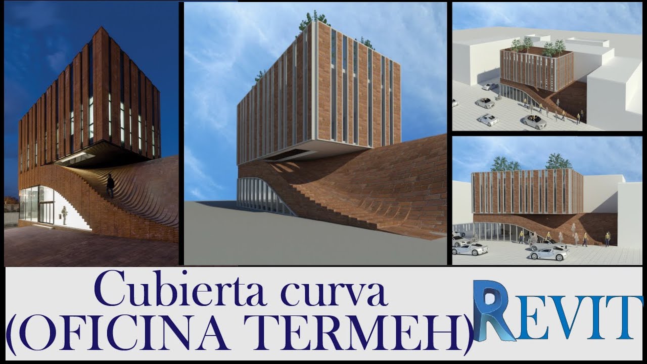 ⭐⭐⭐Cubiertas curvas revit ( OFICINA TERMEH ) Proyecto completo - YouTube