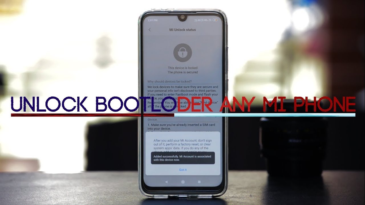 Redmi Note 7 Pro Unlock BootLoader Full Guide (Without Permission ...