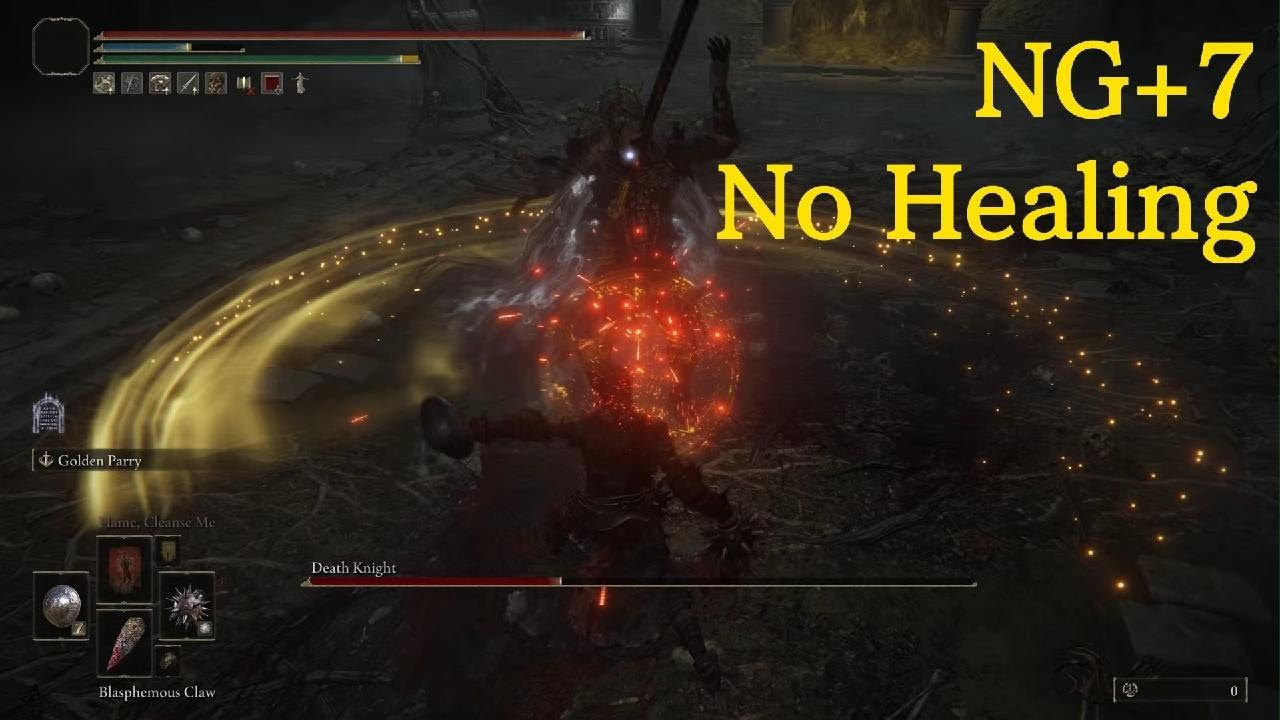 ELDEN RING - Death Knight (Scorpion River Catacombs) [NG+7, No Healing ...