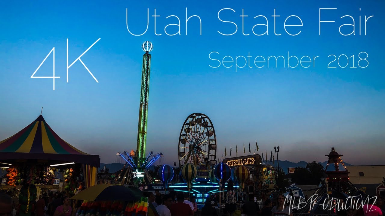 Utah state fair 2018 4K cinematic - YouTube