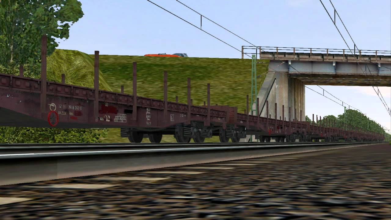 MSTS GYSEV V43 321 Tehervonat - YouTube