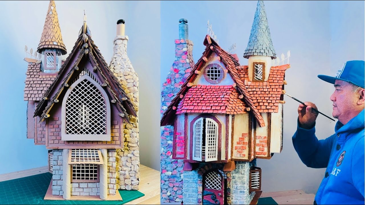DIY Fairy House Using Cardboard| Fairy House Idea | How to - YouTube