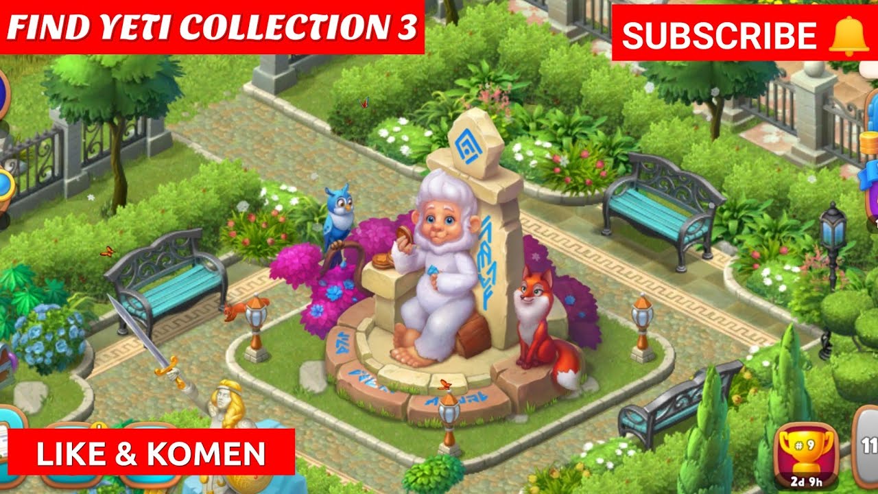 GARDENSCAPES STORYLINE | YETI EXPEDITION 3 | FIND YETI COLLECTION ...