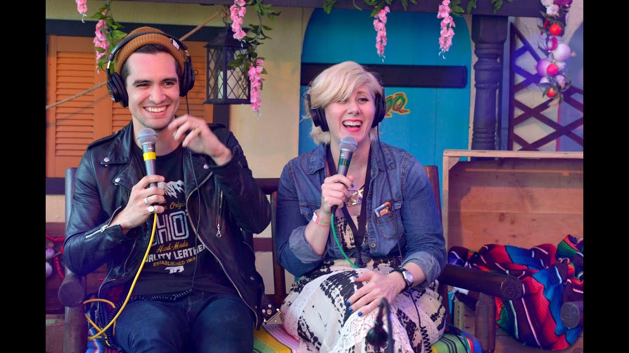 Panic! At The Disco Interview at KROQ Weenie Roast Y Fiesta 2015 - YouTube
