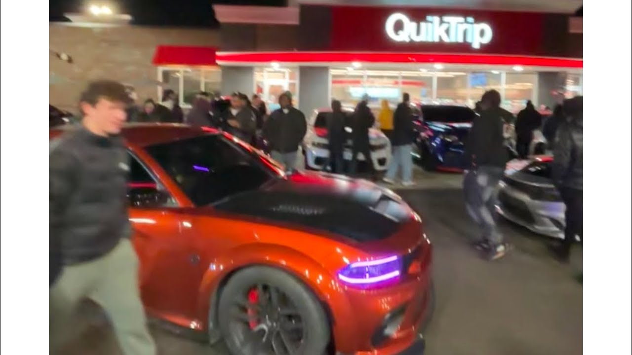 SHAYV CHICAGO CAR MEET GETS SHUT DOWN BY POLICE 2 TIMES - YouTube