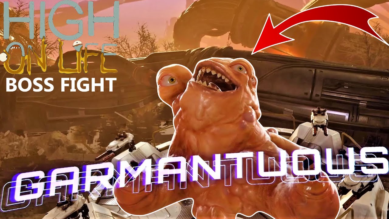 High on Life: Playthrough - Garmantuous Boss Fight - YouTube