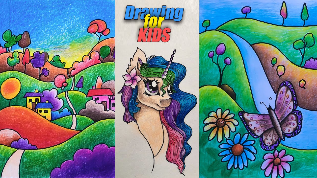 Drawing Course for Kids | How to Teach Kids #sketchbookbyabhishek - YouTube