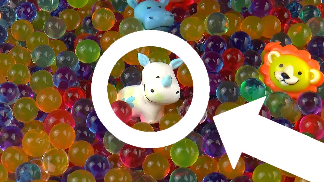 Orbeez Fun Animals Lion Hippo Surprises Kids plaything - YouTube