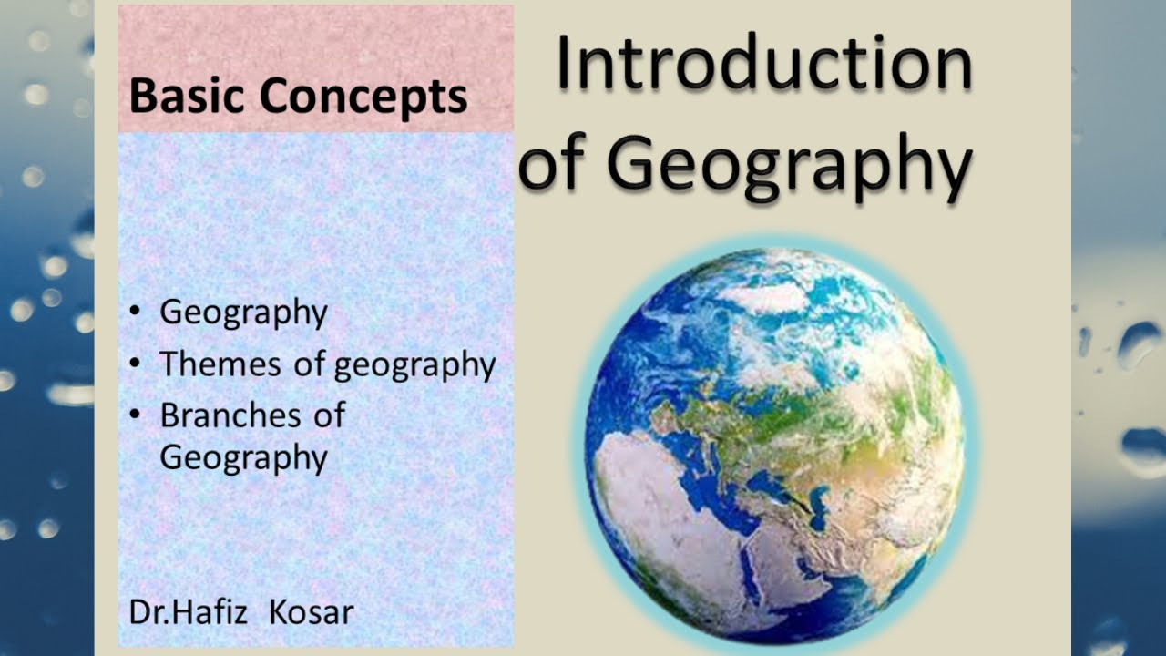 Geography || Introduction of Geography - YouTube