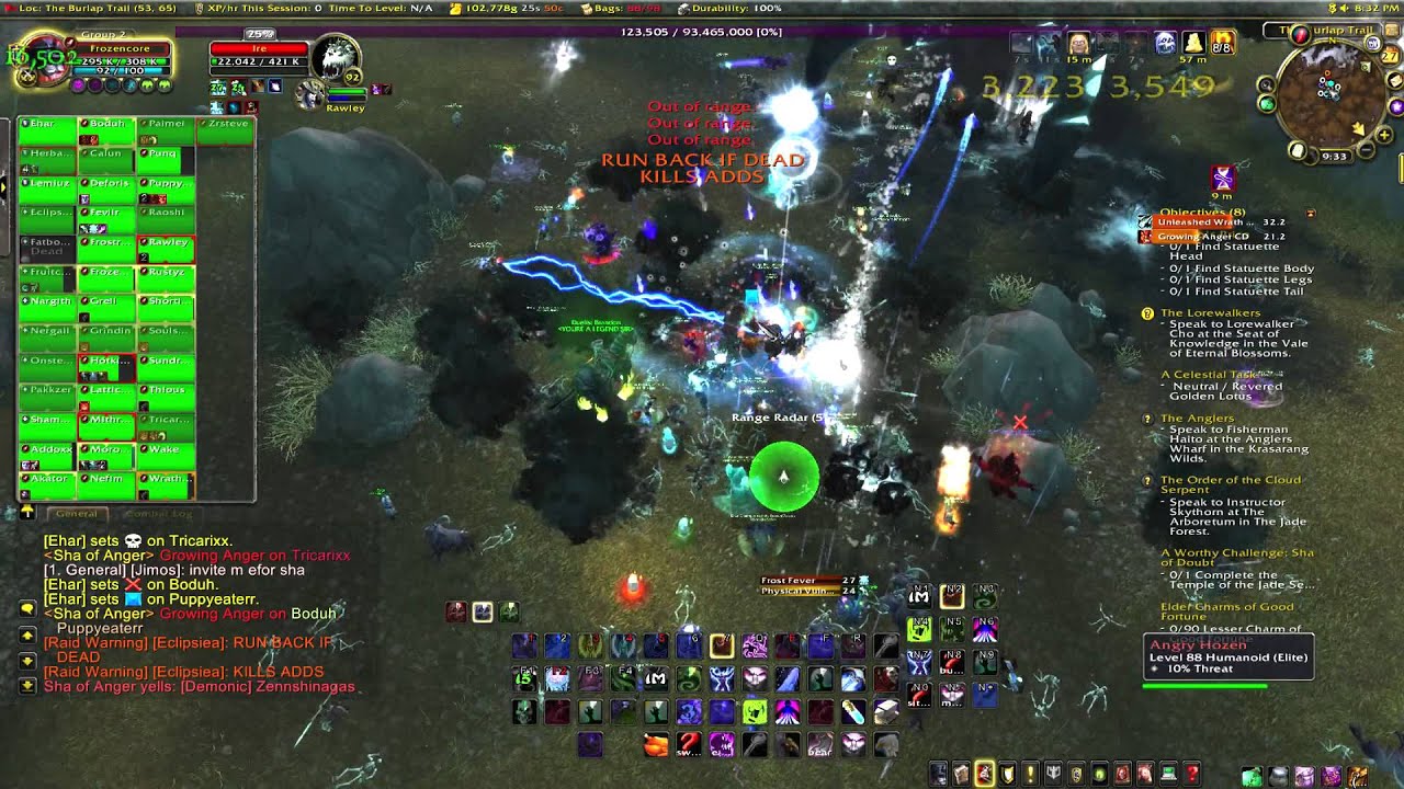 WoW MoP - Sha of Anger Boss Guide (New 40 man world Boss) - YouTube