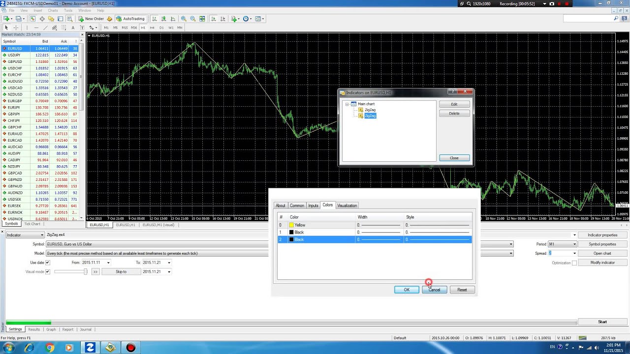 อธิบายการหลักทำงานของ ZigZag จาก Code - YouTube
