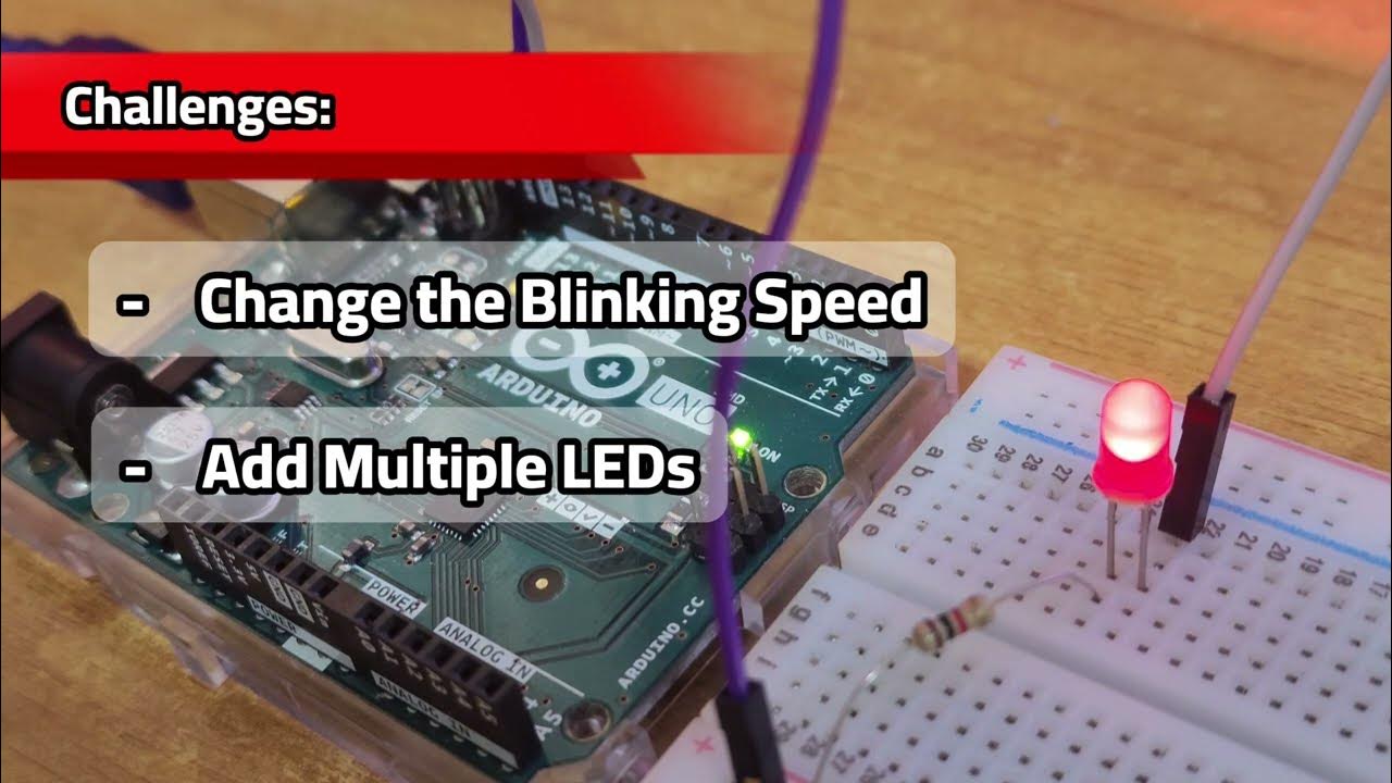 LED Blinking || First experiment with Arduino Uno - YouTube