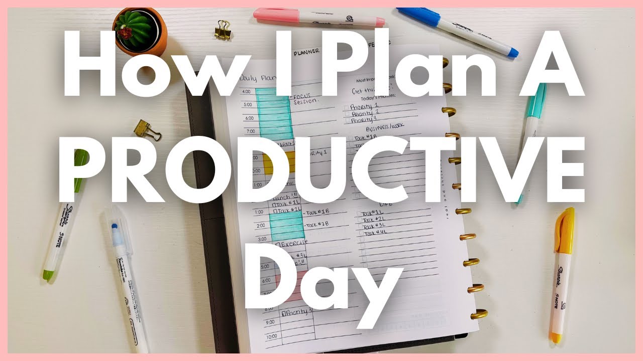 How I Plan My Day for MAXIMUM Productivity | Custom Functional Planning ...