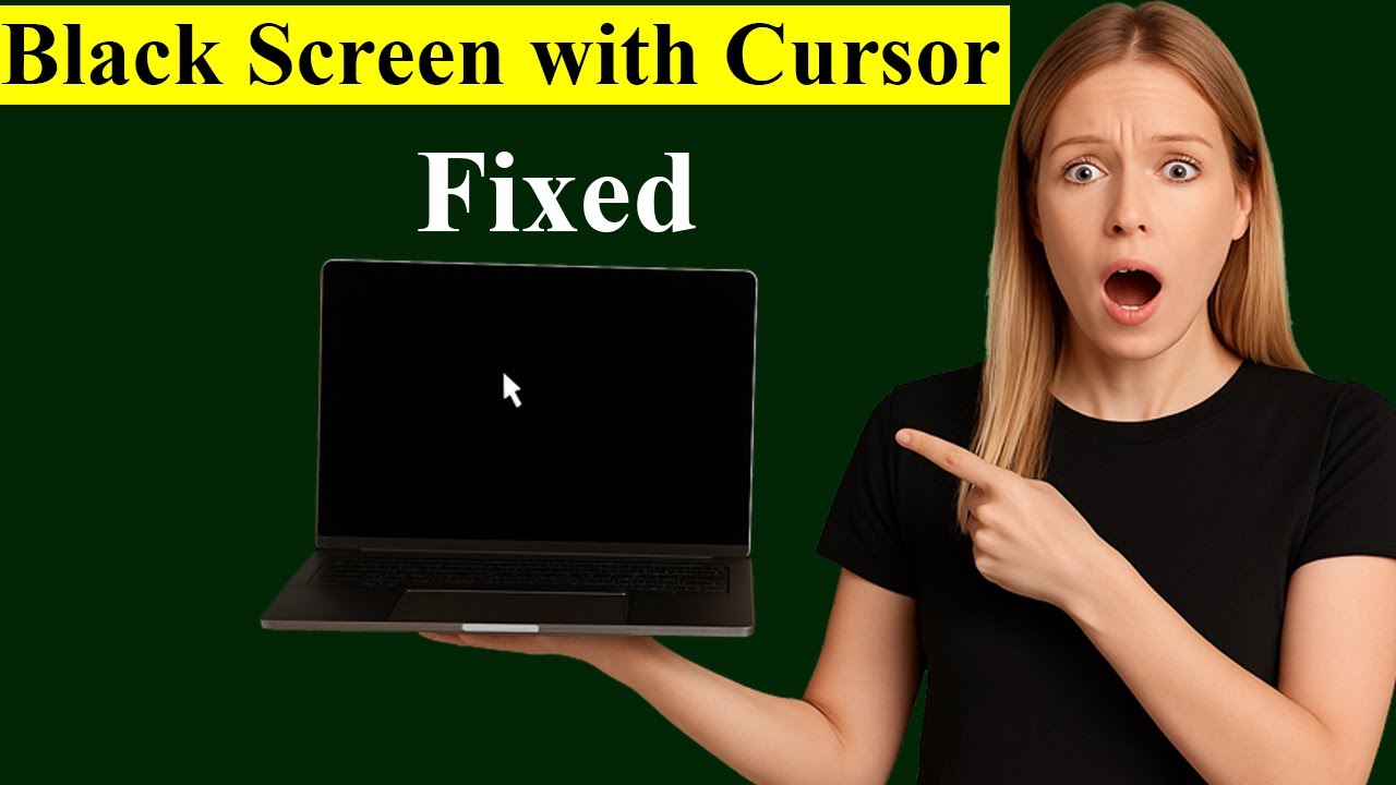 Fix Windows 10 / 11 Black Screen with Cursor / 100% Working - YouTube