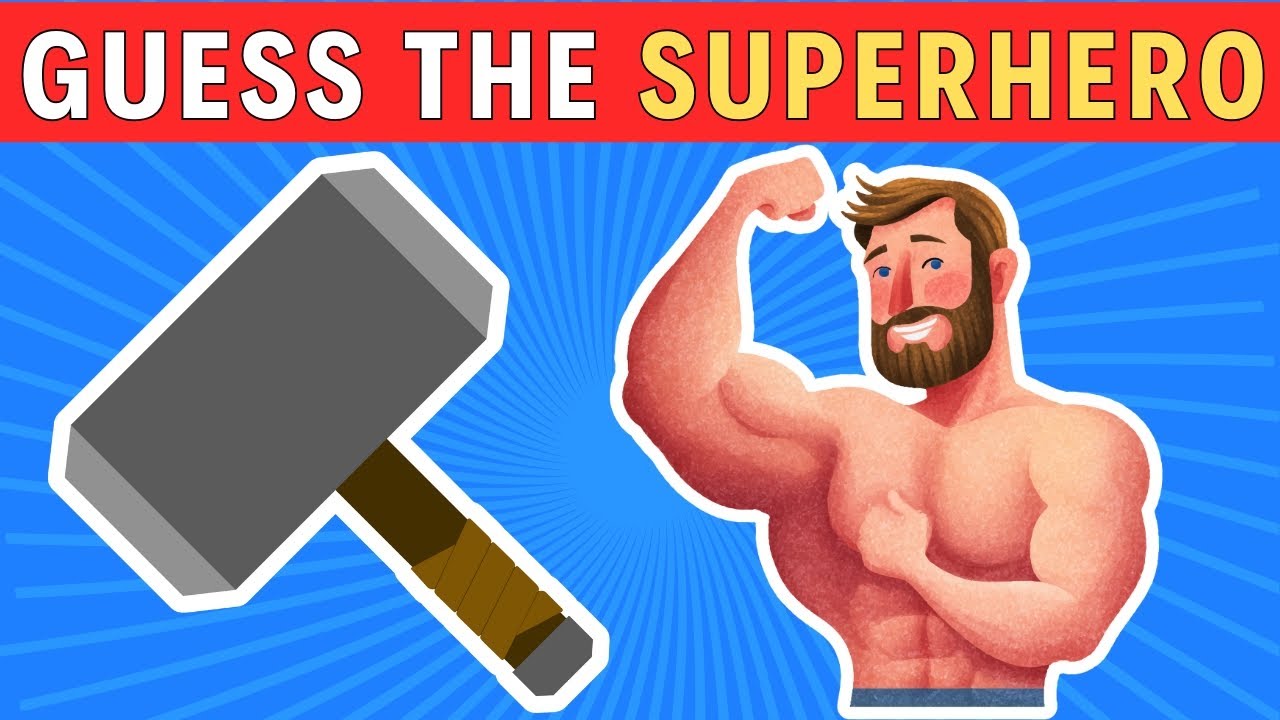 Superhero Quiz | Guess the Superhero by Emoji (Part 1) - YouTube