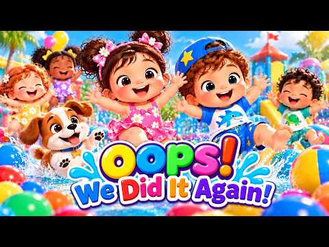 Oops! We Did It Again! 😂👏 | Funny Action Song for Kids | Lumi & Lumin | 3D Kids Animation